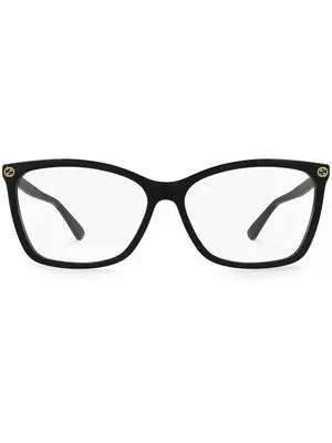 Gucci Rectangular Eyeglasses - Black