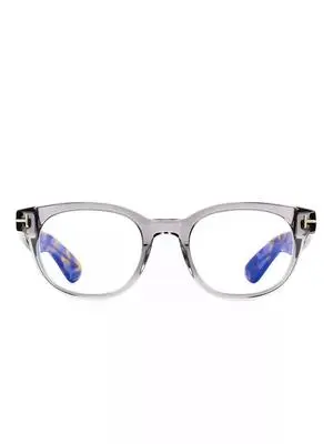 TOM FORD Square Full-rim Glasses - Grey