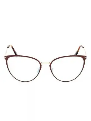 TOM FORD Cat-eye Glasses - Brown