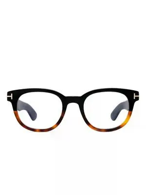 TOM FORD Round-frame Glasses - Black