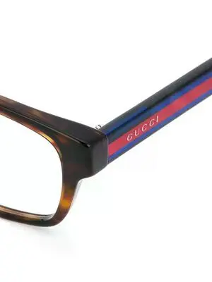 Gucci Web-detail Glasses