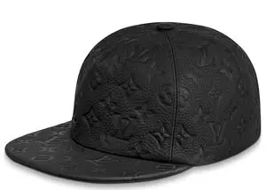 LOUIS VUITTON 1 Cap Embossed Monogram Leather