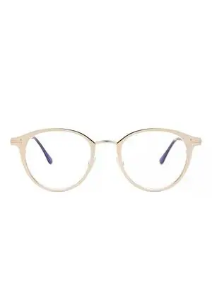 TOM FORD Round-frame Glasses - Neutrals