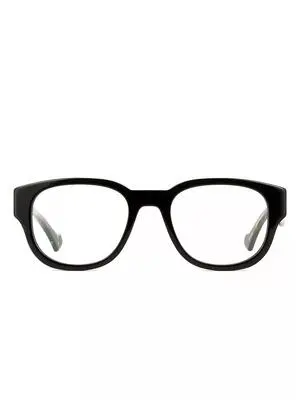 Gucci Round Full-rim Glasses - Green