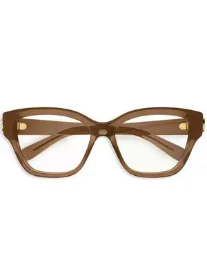 Gucci Cat-eye Frame Glasses - Brown