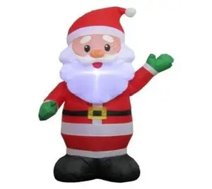 RC HOME DECOR 2.5' Santa Claus Inflatable With Ed - One-color
