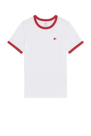 LEVI'S Retro Ringer Tee In White