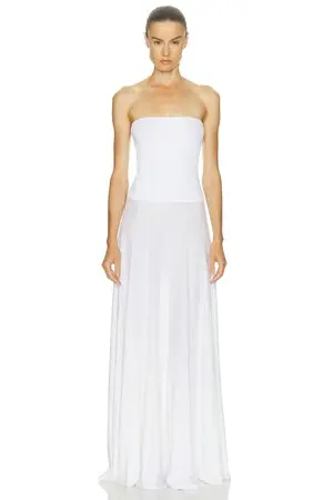 Alaïa Maxi Dress - Blanc