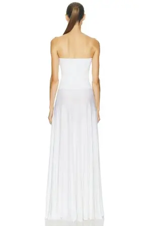 Alaïa Maxi Dress - Blanc