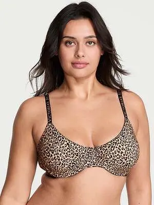 Victoria's Secret The T-shirt Ultra-fine Modal Unlined Scoop Bra - Print