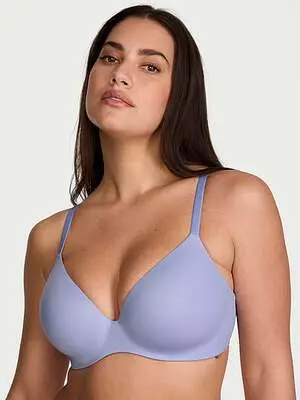 Victoria's Secret Body Victoria Flexfactor Lightly Lined Plunge Demi Bra - Purple