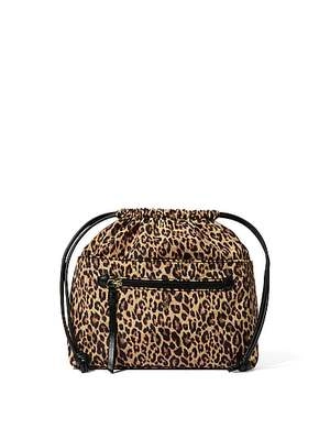 Victoria's Secret Cinched Travel Beauty Organizer Bag - Print