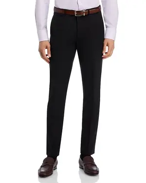 Hugo Boss Extra Slim Fit Stretch Suit Pants - Black