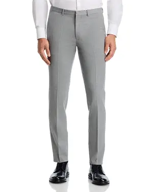 Hugo Boss Extra Slim Fit Stretch Suit Pants - Light Grey