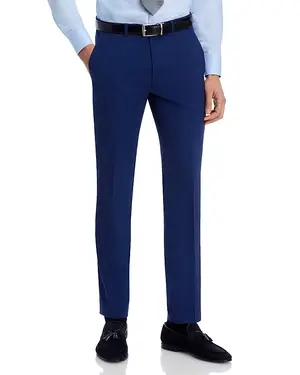 Hugo Boss Extra Slim Fit Stretch Suit Pants - Open Blue