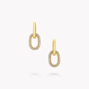 Graff Be Together Diamond Earrings Yellow Gold