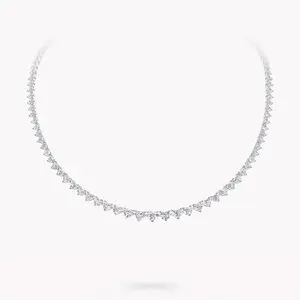 Graff Heart Shape Diamond Necklace - White Gold