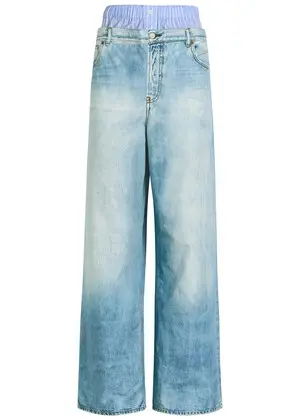 Acne Studios Jeans-effect Cotton Trousers