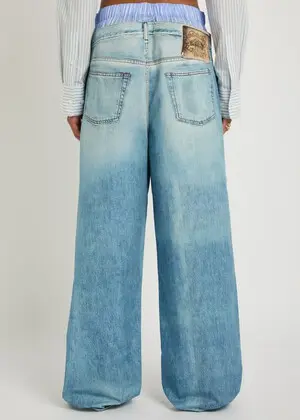 Acne Studios Jeans-effect Cotton Trousers