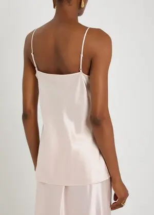 JOSEPH Clea Silk Top - Rose