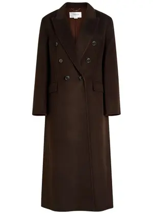 Victoria Beckham Double-breasted Wool And Cashmere-blend Coat
