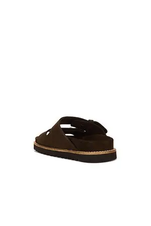 Jenni Kayne Suede Hutton Slide Sandal