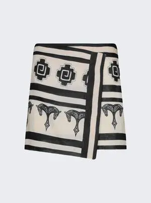 Johanna Ortiz Roots Wrap Mini Skirt - Multi