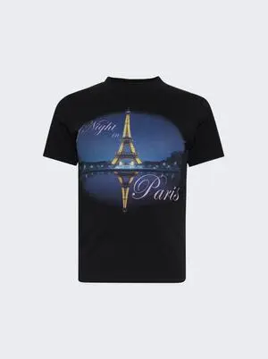 Vetements Night In Paris Fitted T-shirt - Black