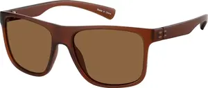 Zenni Sunglasses With Plastic Full Rim Frame - Brown