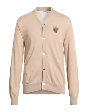 Comme Des Garçons Acrylic Wool Cardigan - Beige