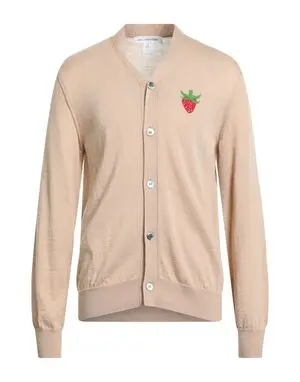 Comme Des Garçons Acrylic Wool Cardigan - Beige
