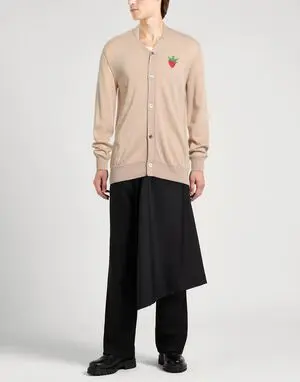 Comme Des Garçons Acrylic Wool Cardigan - Beige