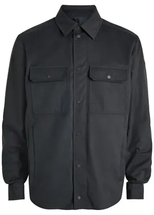 Moncler Cotton Overshirt - Navy
