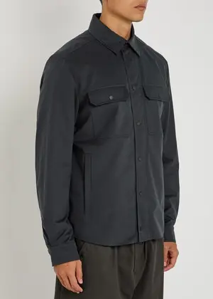 Moncler Cotton Overshirt - Navy