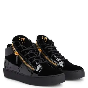 GIUSEPPE ZANOTTI Kriss Mid-top Sneakers - Black