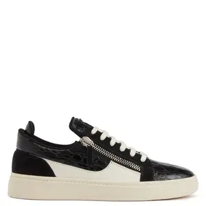 GIUSEPPE ZANOTTI Low-top Lace-up Sneakers - Black