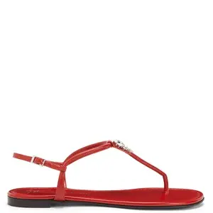 GIUSEPPE ZANOTTI Anyelle Thong Sandals - Red