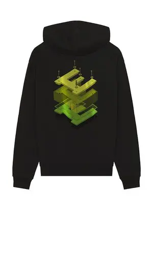 ETAI LA 3d Print Mechanical Hoodie - Black