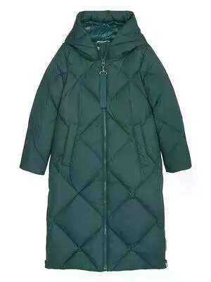 Marc O'polo Quilted Hooded Coat - Green