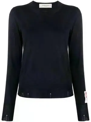 GOLDEN GOOSE Ribbed-trim Wool Sweater