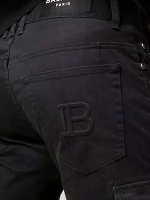 Balmain B-embossed Cargo Jeans
