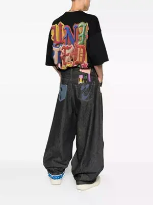PDF Paneled Denim Jeans