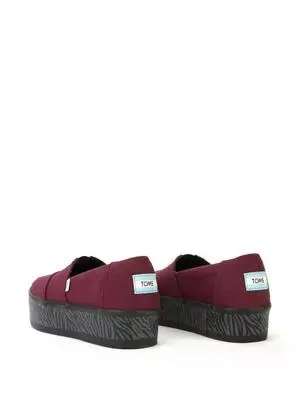 Toms Boardwalk Slip-on Sneakers - Red