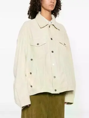 HAIKURE Corduroy Button-fastening Jacket
