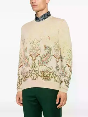 Etro Paisley Pattern Wool Sweater
