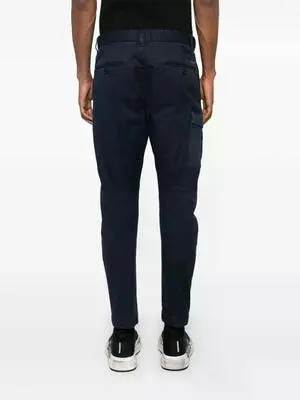 Dsquared2 Tapered Cropped Cargo Trousers - Blue