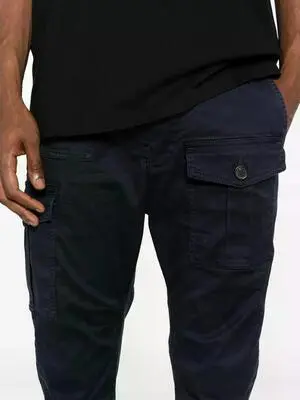 Dsquared2 Tapered Cropped Cargo Trousers - Blue
