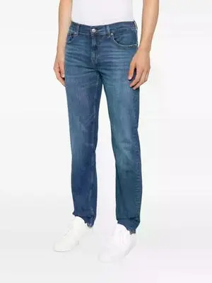 7 For All Mankind Whiskering-effect Jeans