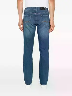 7 For All Mankind Whiskering-effect Jeans
