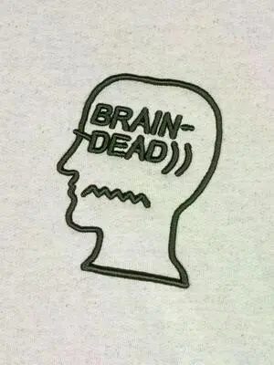 BRAIN DEAD Logo-embroidered Hoodie